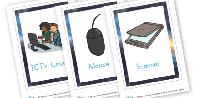 Computer Lesson Cards