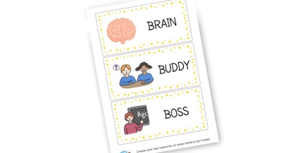 Brain Buddy Boss Poster - Rules and Behaviour Display Primary