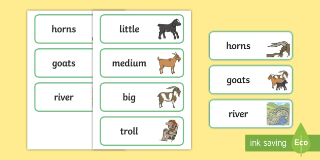 Billy goats gruff (teacher made)