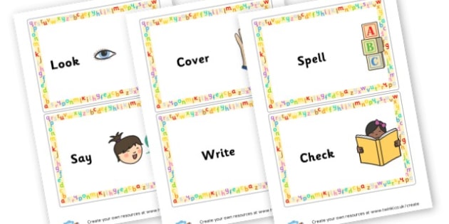 Spellings Strategies (teacher made)