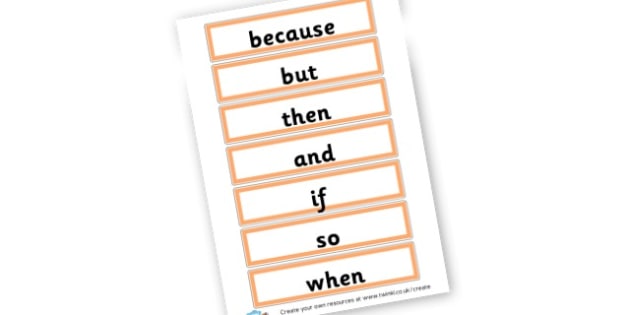Connectives Cards (teacher made)