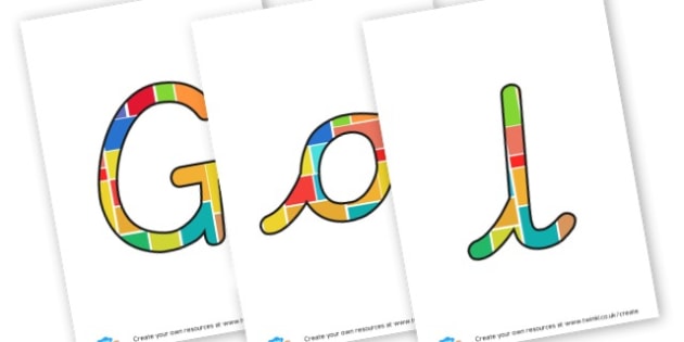 Golden Time Lettering (teacher made)