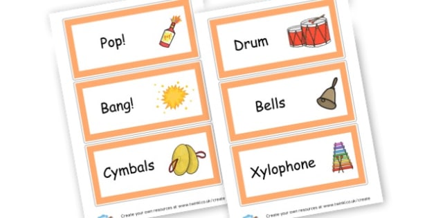 Music Area Cards - Listening & Music Area Primary Resources, signs, area