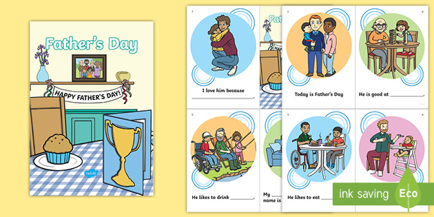 Father's Day Writing Booklet (teacher made)