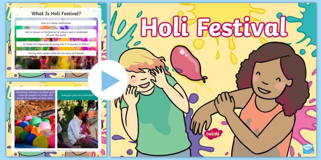 EYFS All about Holi PowerPoint