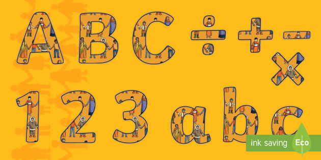Harmony Day Display Lettering - Harmony Day (teacher made)