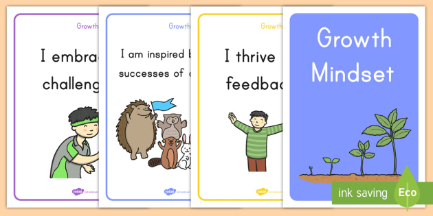 Growth Mindset Statement Posters (teacher made)