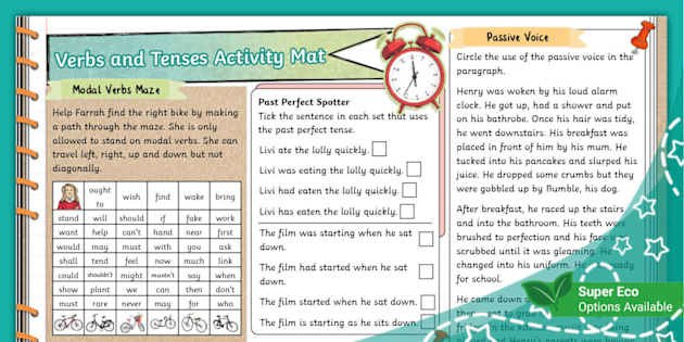 Year 4 Tenses and Verb Forms Parent Guide and Activity Ideas - Twinkl ...