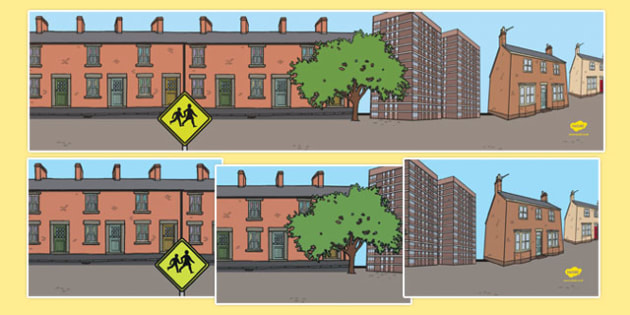 Houses and Homes Small World Background