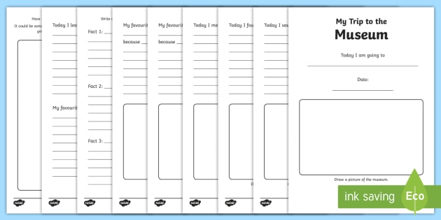 My Trip to the Museum Booklet (teacher made)