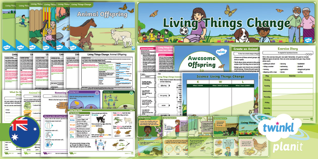 Year 2 Science Living Things Change Unit Pack (Teacher-Made)