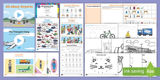 Travel and Transport Early Years Pack