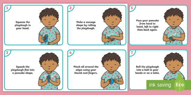 EYFS Playdough Play Activity Cards (teacher made)