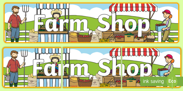Farm Shop Display Banner (Farm Foods)