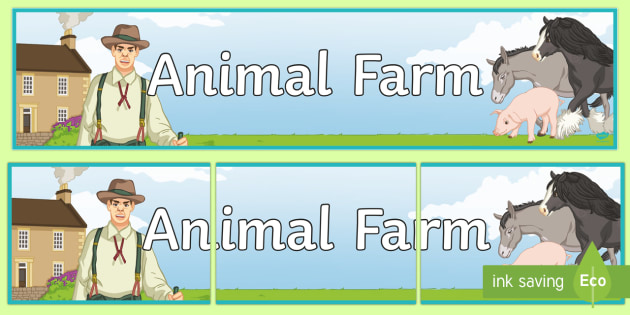 GCSE Animal Farm Display Banner (teacher made)