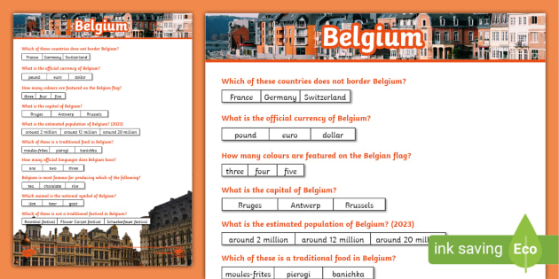 Europe Geography Quizzes | twinkl.co.uk