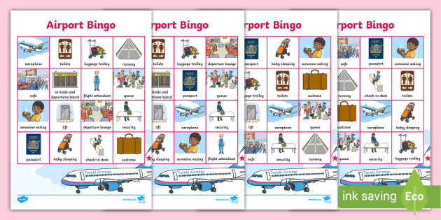 Airport Bingo Game (teacher made)