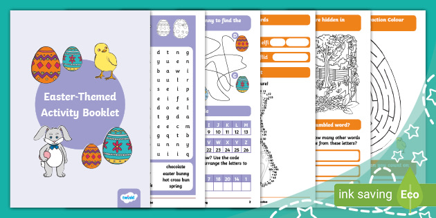 Easter-Themed Activity Booklet (teacher made)