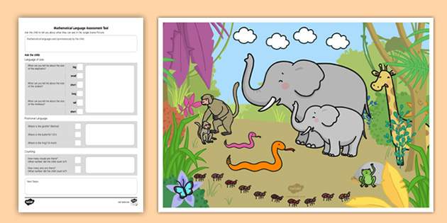 EYFS Mathematical Language Assessment Tool