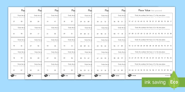 Spanish Place Values | twinkl.com