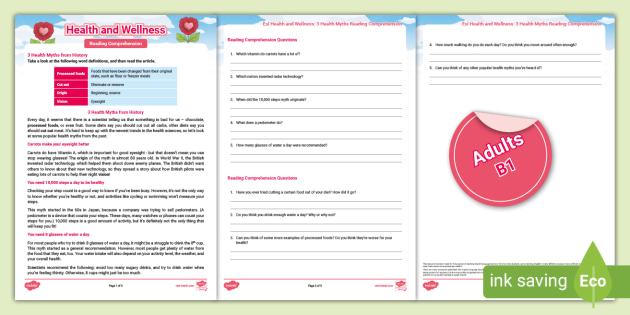 ESL Health Resources | twinkl.co.uk
