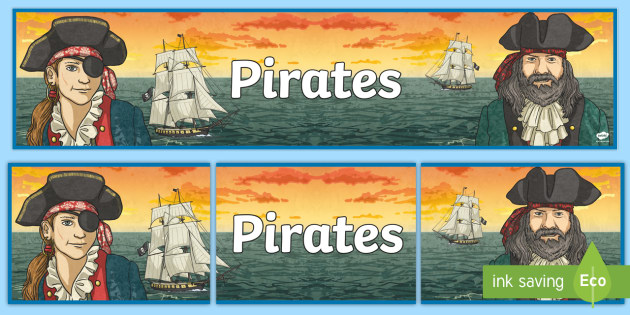 KS2 Pirate Display Banner (teacher made)