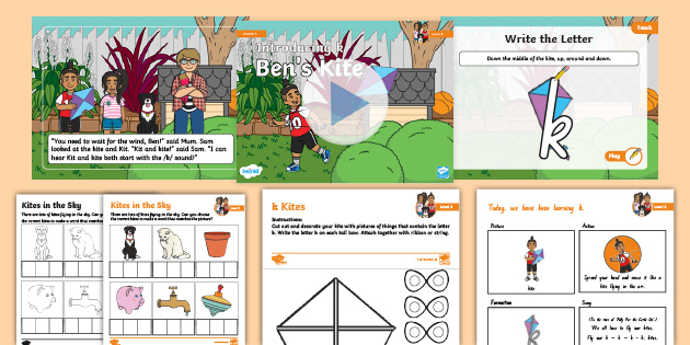 NZ Phonics: Level 2: Week 3: Lesson 4: 'k' (teacher made)