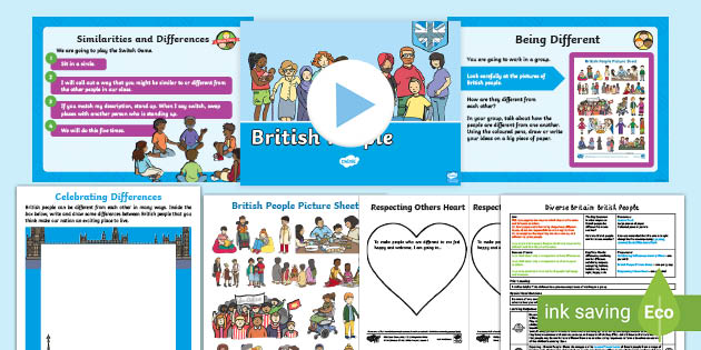 PSHE and Citizenship KS1 Diverse Britain Lesson 5: British People ...
