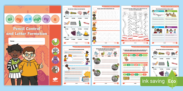 AI AY A-E EIGH EY A Activity Booklet (teacher made)