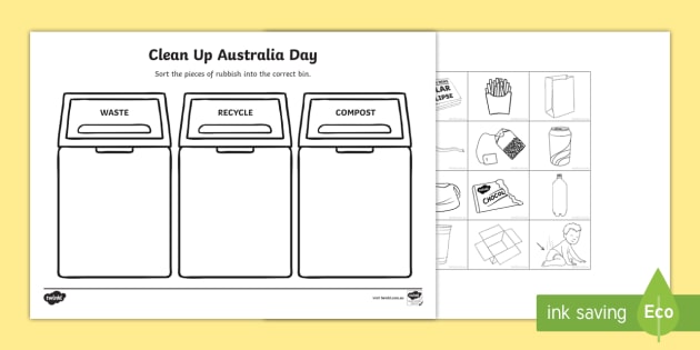 FREE Clean Up Australia Day Craft For Toddlers EYLF Events