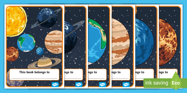 Solar System Printable Book