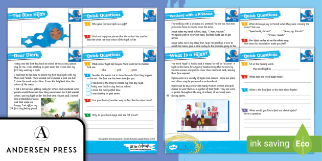 FREE! - The Proudest Blue: 60-Second Reads Activity Pack