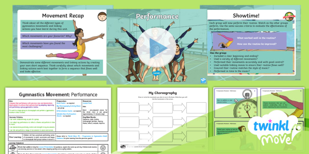 Year 6 Gymnastics: Movement Lesson 6 - Performance