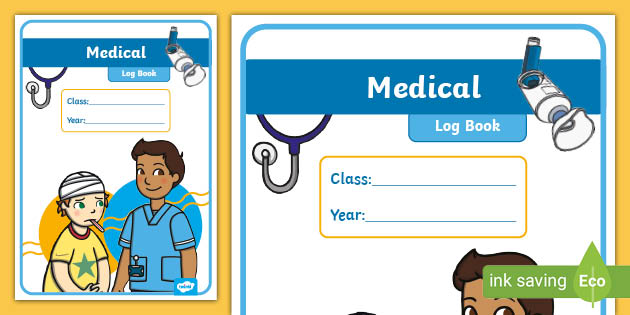 EYLF Medical Log Book Cover | EYLF Resources