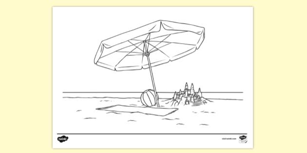 FREE! - Seaside Colouring Page | Colouring Sheets