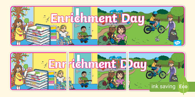 Enrichment Day Display Banner (teacher made)