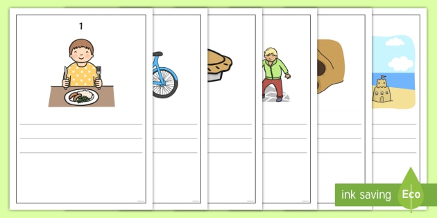 Phase 5 Pictures and Sentences Writing Frames (teacher made)