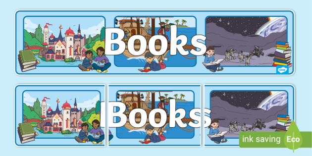Books Display Banner (teacher made)