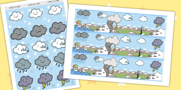 Extreme Weather Display Borders (teacher made)