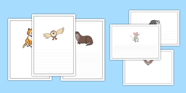 Nocturnal Animals Writing Frames (teacher made)