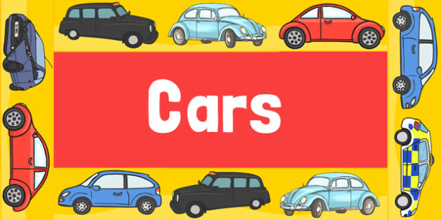 Car Display Borders (teacher made)