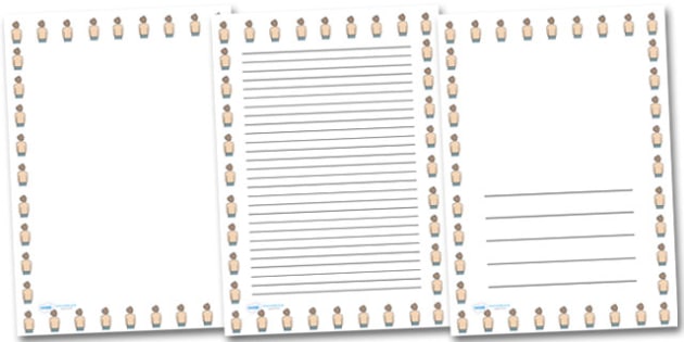 FREE! - Back Portrait Page Borders- Portrait Page Borders