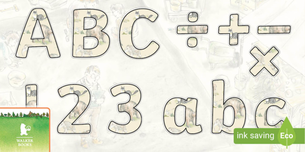 FREE! - Stone Age Boy Display Lettering Age 7-9