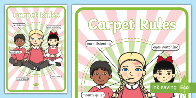 * NEW * KS1 Carpet Rules Poster (teacher made)