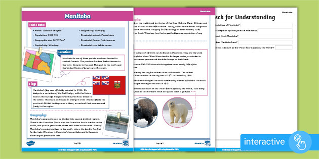 Manitoba Interactive Reading Comprehension - Grades 4-6