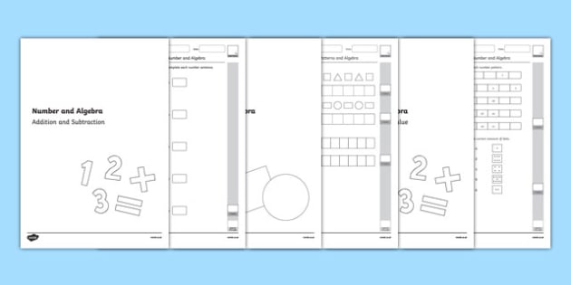 Mixed Addition and Subtraction Worksheets Kindergarten | F-2