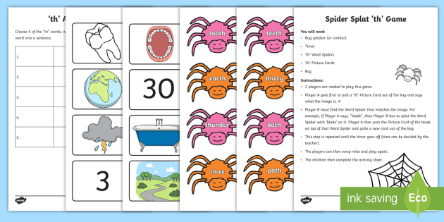 Spider Splat 'th' Game