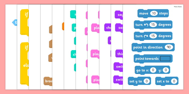 Scratch Blocks (teacher made)