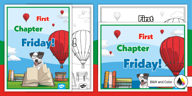 First Chapter Fridays Poster (teacher made)
