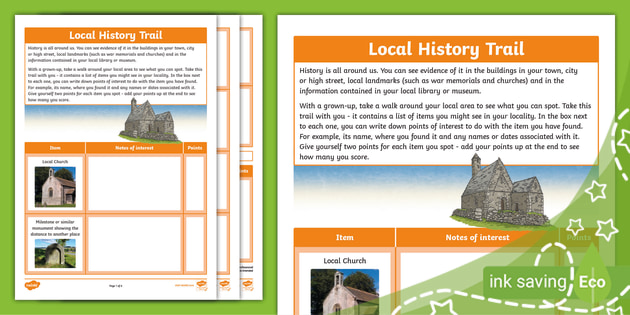 Local History Trail (teacher made)